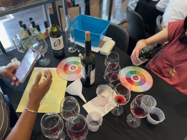 Team Wine Blending