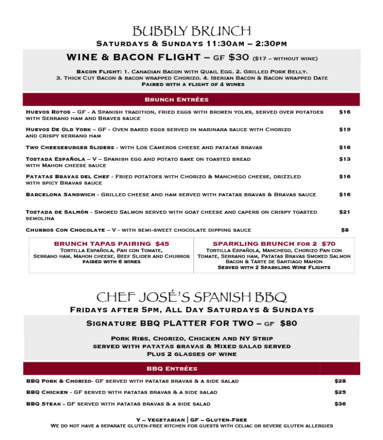 WEEKEND BUBBLY BRUNCH - Old York Cellars Winery & Vineyard